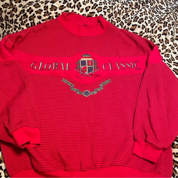 I.O.U. | Tops | Vintage Iou Global Class Turtle Neck Sweatshirt 8s 90s ...